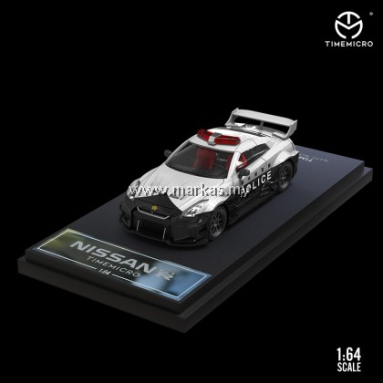 TIME MICRO 1/64 NISSAN GTR 3.0 JAPAN POLICE LIVERY