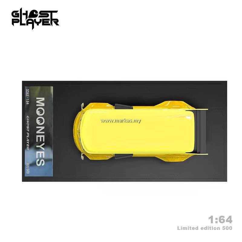 GHOST PLAYER 1/64 VOLKSWAGEN T1 MOONEYES YELLOW