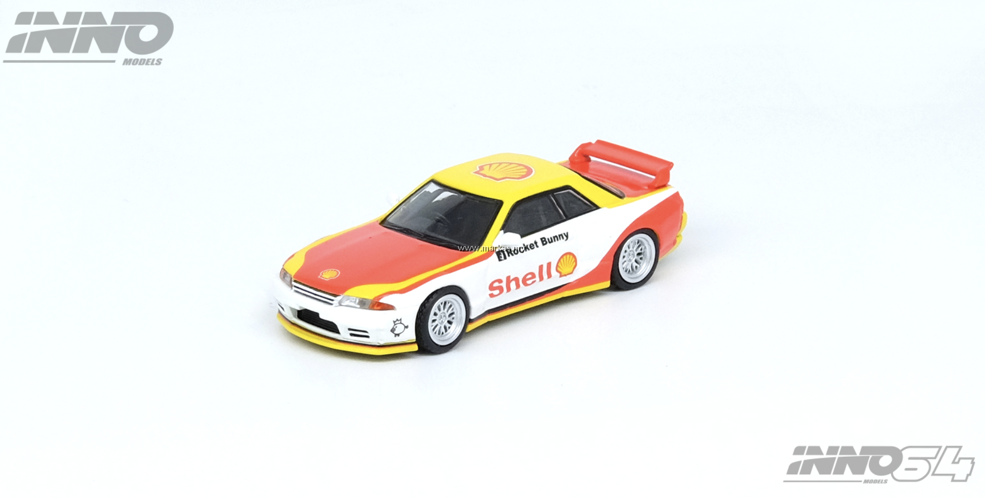 INNO MODELS INNO64 1/64 NISSAN SKYLINE GTR R32 PANDEM ROCKET BUNNY SHELL