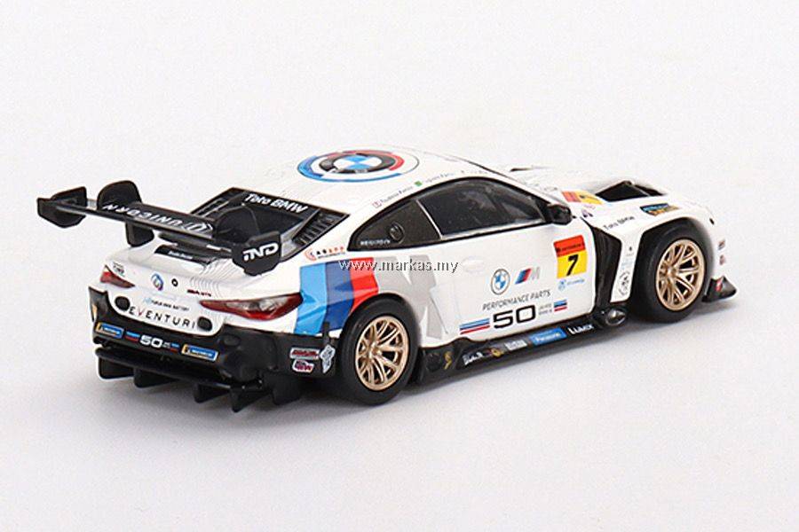 (PO) MINI GT JAPAN EXCLUSIVE 1/64 #484 BMW M4 GT3 #7 BMW TEAM STUDIE x CSL
