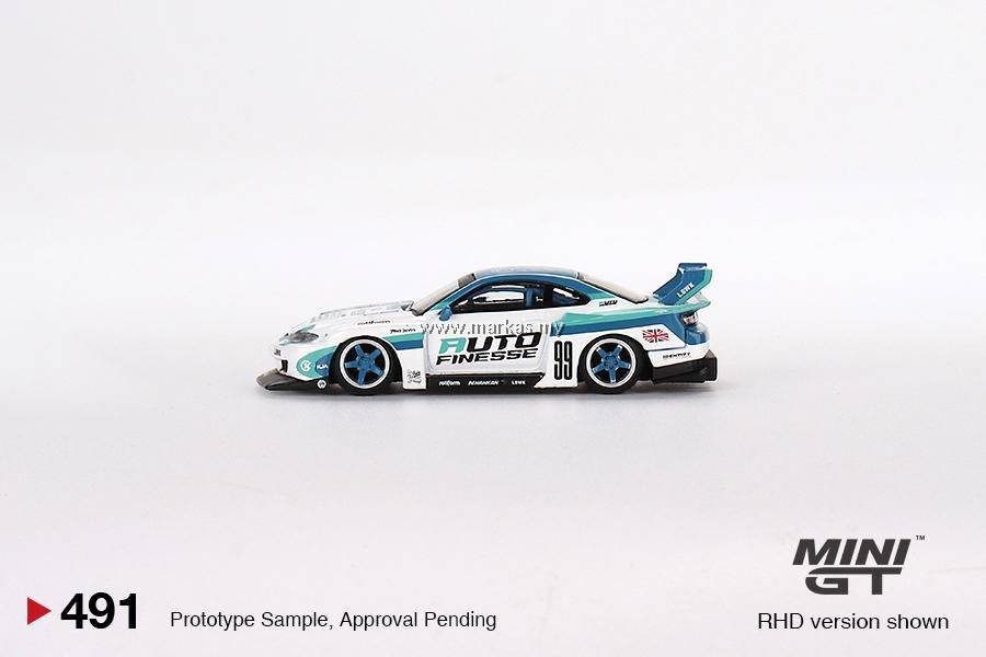 (PO) MINI GT 1/64 #490 NISSAN LB-SUPER SILHOUETTE S15 SILVIA AUTO FINESSE