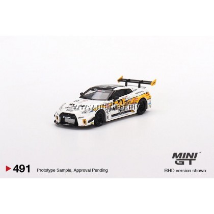 (PO) MINI GT 1/64 #491 NISSAN LB-SILHOUETTE WORKS GT 35GT-RR VER.2 LB ...