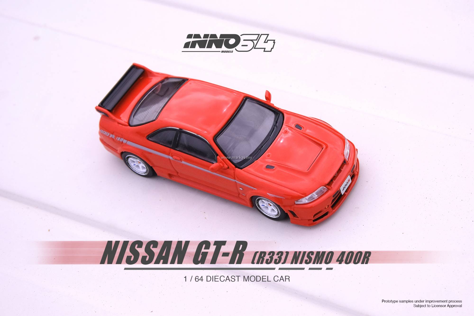 (PO) INNO MODELS INNO64 1/64 NISSAN SKYLINE GT-R R33 NISMO 400R SUPER ...
