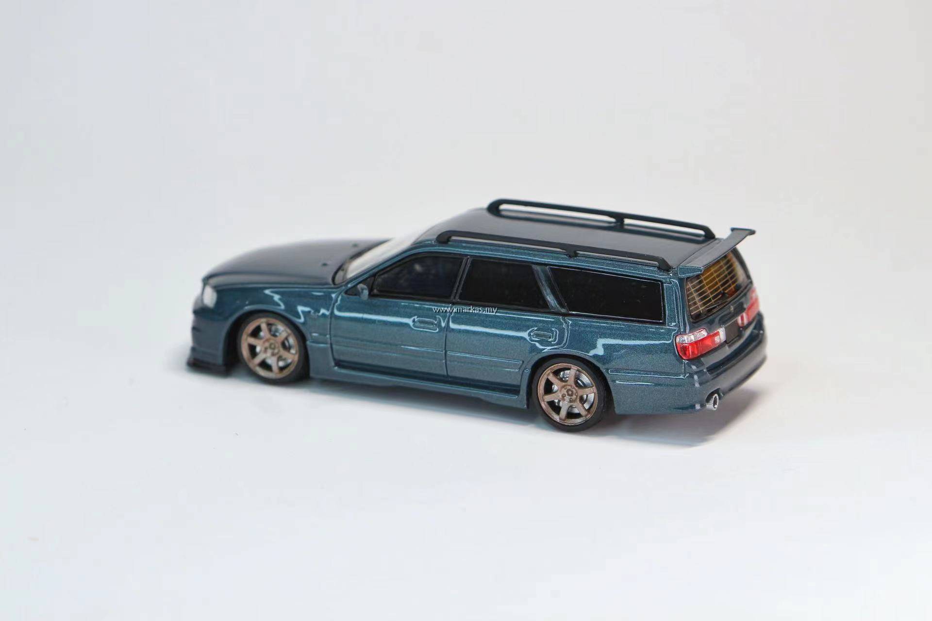 STREET WEAPON 1/64 NISSAN STAGEA WC34 260RS MIDNIGHT GREEN