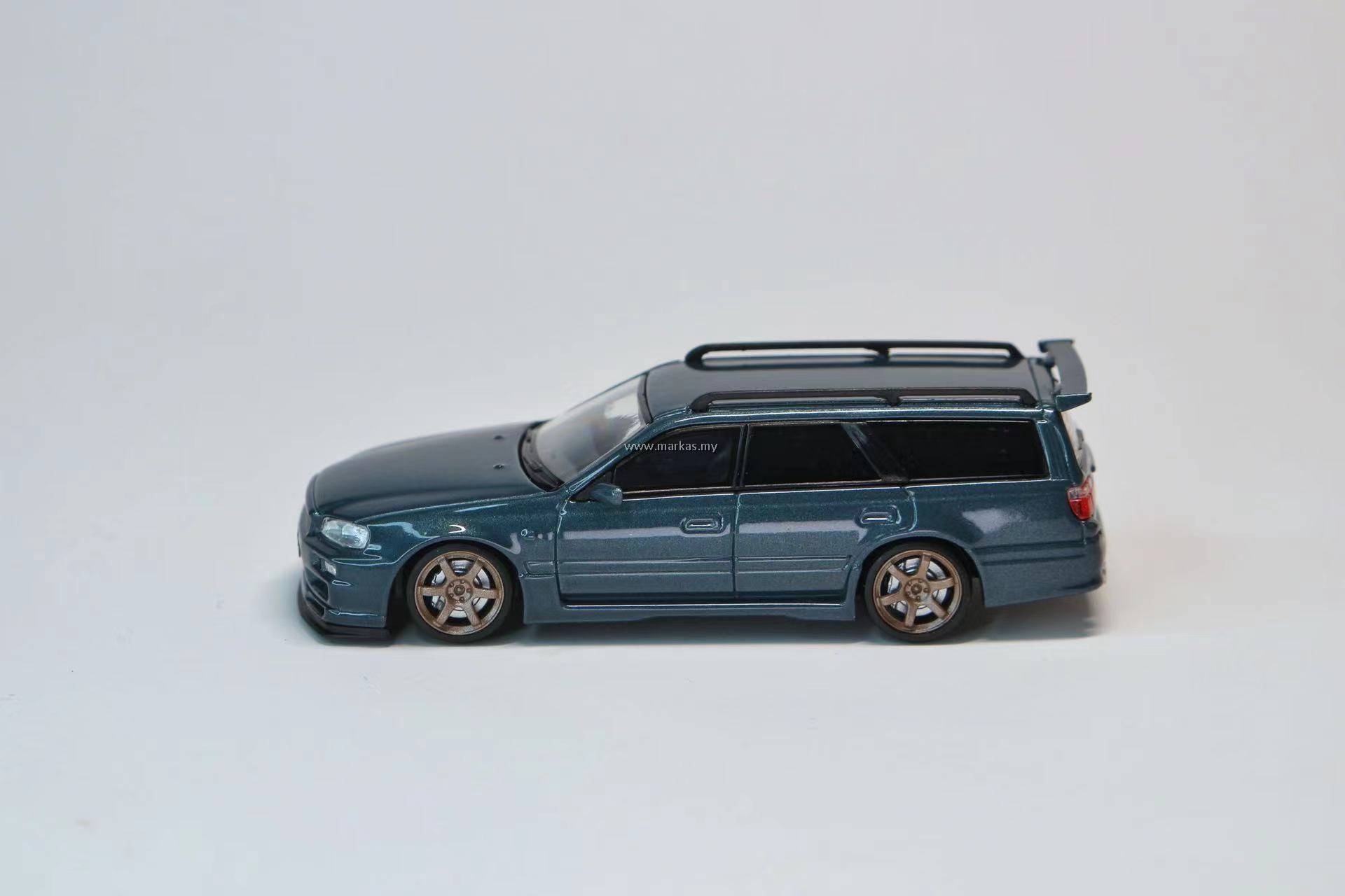 STREET WEAPON 1/64 NISSAN STAGEA WC34 260RS MIDNIGHT GREEN