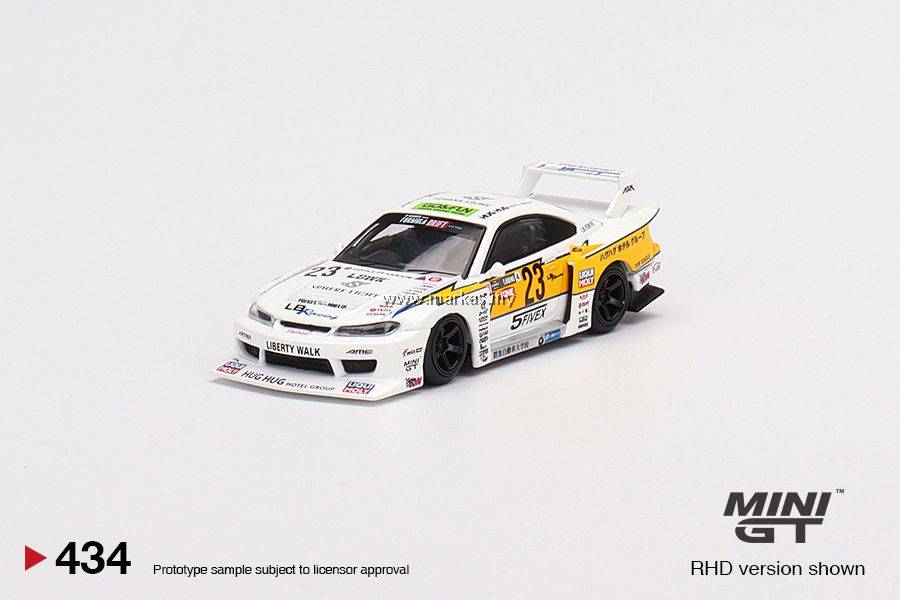 MINI GT 1/64 #434 LB-SUPER SILHOUETTE NISSAN S15 SILVIA #23 2021 ...