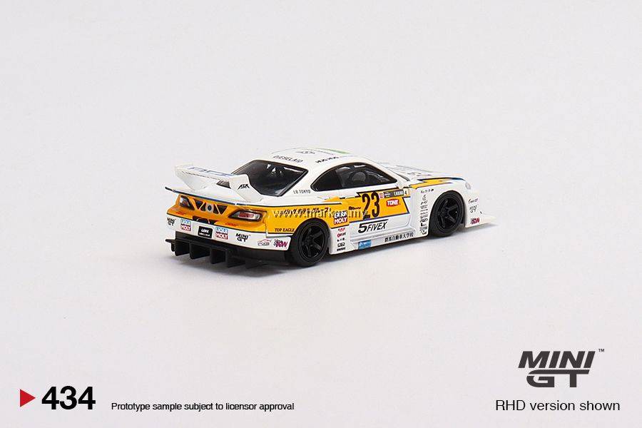 MINI GT 1/64 #434 LB-SUPER SILHOUETTE NISSAN S15 SILVIA #23 2021 ...