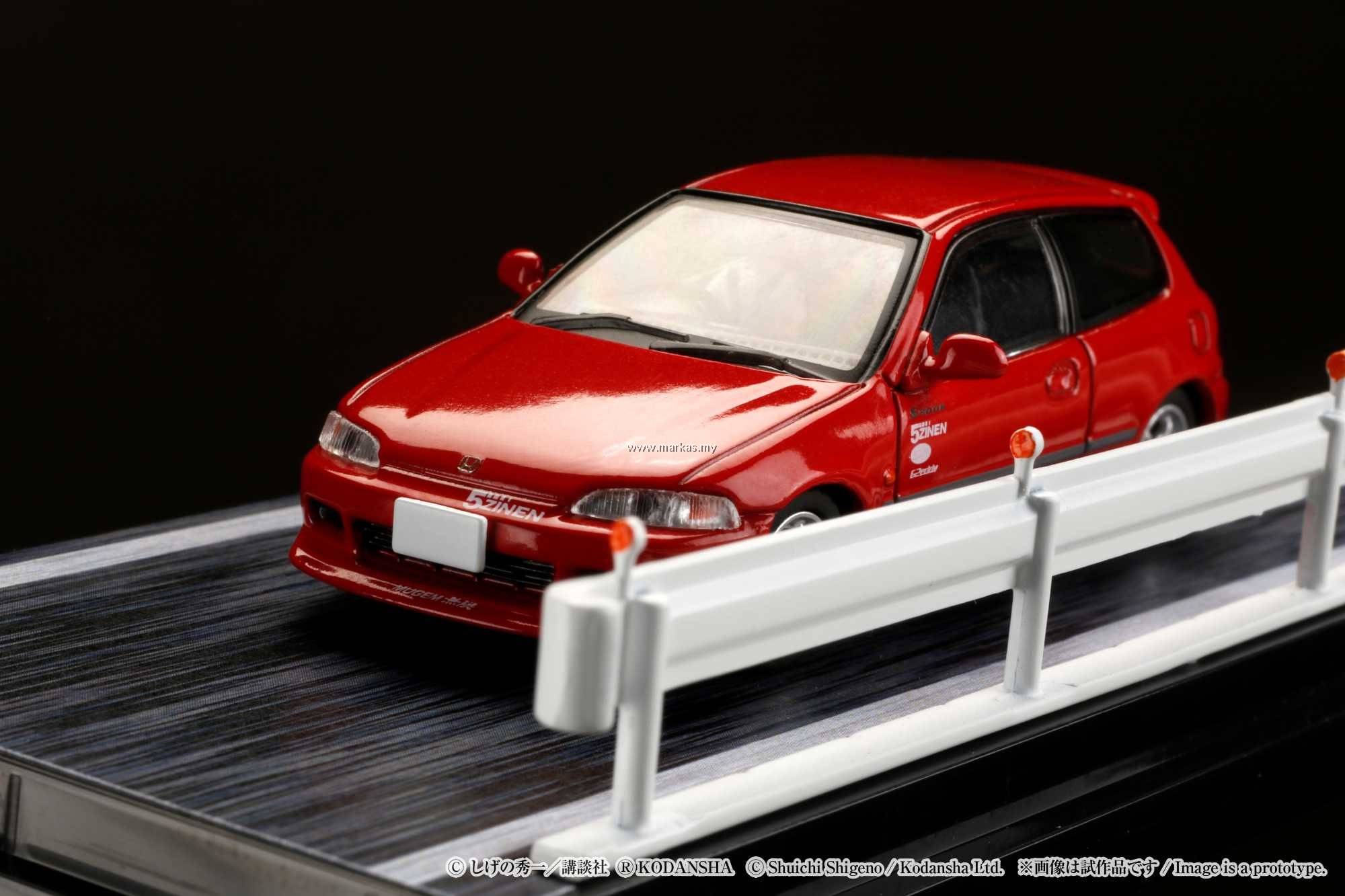 HOBBY JAPAN HJ641017HR 1/64 HONDA CIVIC EG6 MYOGI NIGHT KIDS / SHINGO ...