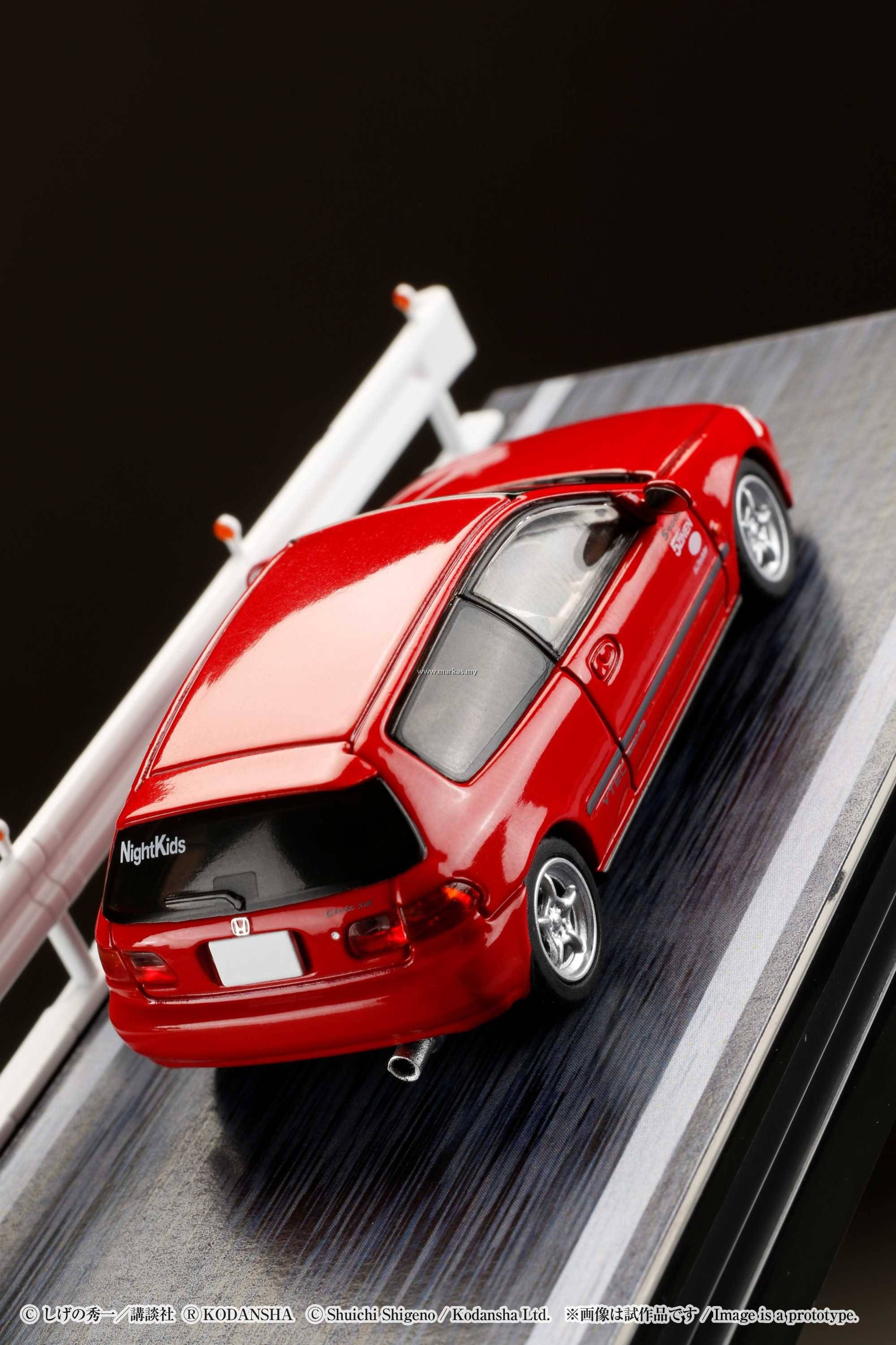 HOBBY JAPAN HJ641017HR 1/64 HONDA CIVIC EG6 MYOGI NIGHT KIDS / SHINGO ...