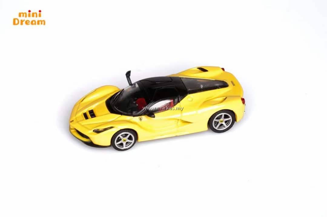 MINI DREAM 1/64 FERRARI LAFERRARI YELLOW