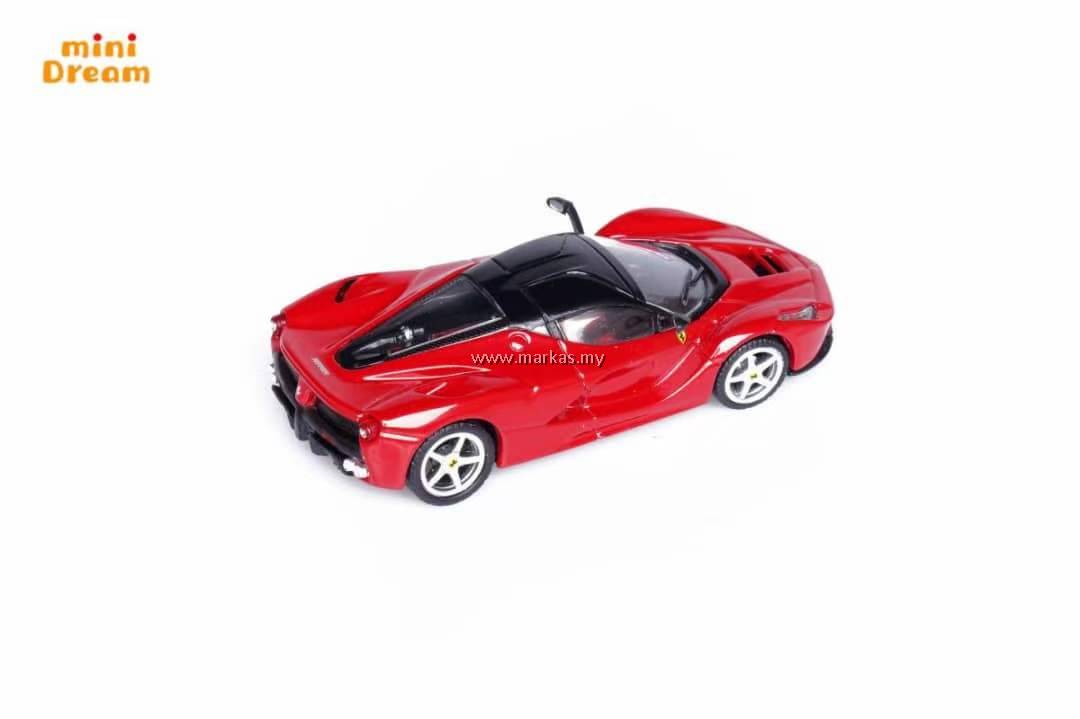 MINI DREAM 1/64 FERRARI LAFERRARI METALLIC RED