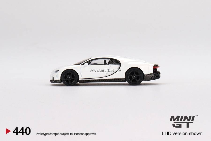 MINI GT 1/64 #440 BUGATTI CHIRON SUPER SPORT WHITE