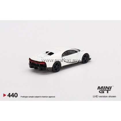 MINI GT 1/64 #440 BUGATTI CHIRON SUPER SPORT WHITE