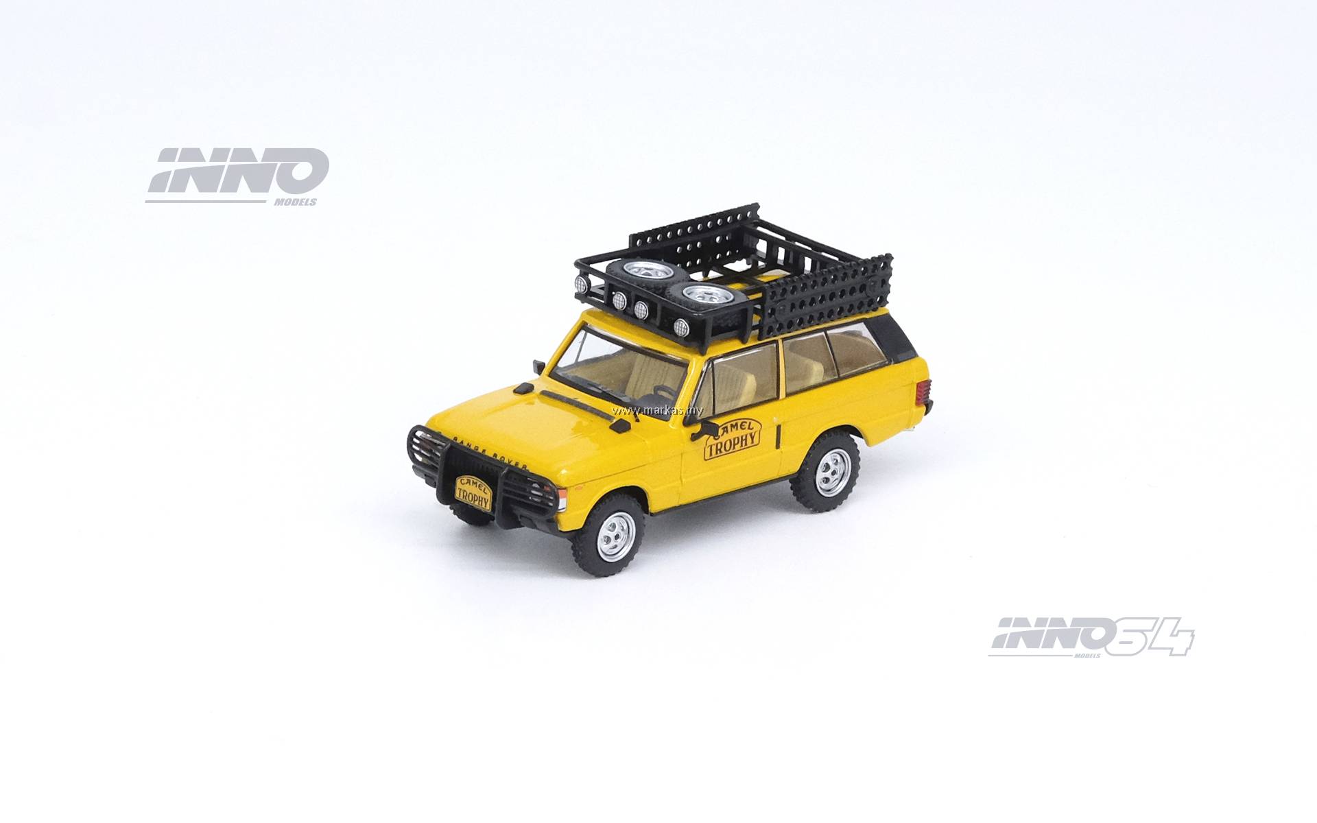 INNO MODELS INNO64 1/64 RANGE ROVER CLASSIC CAMEL TROPHY