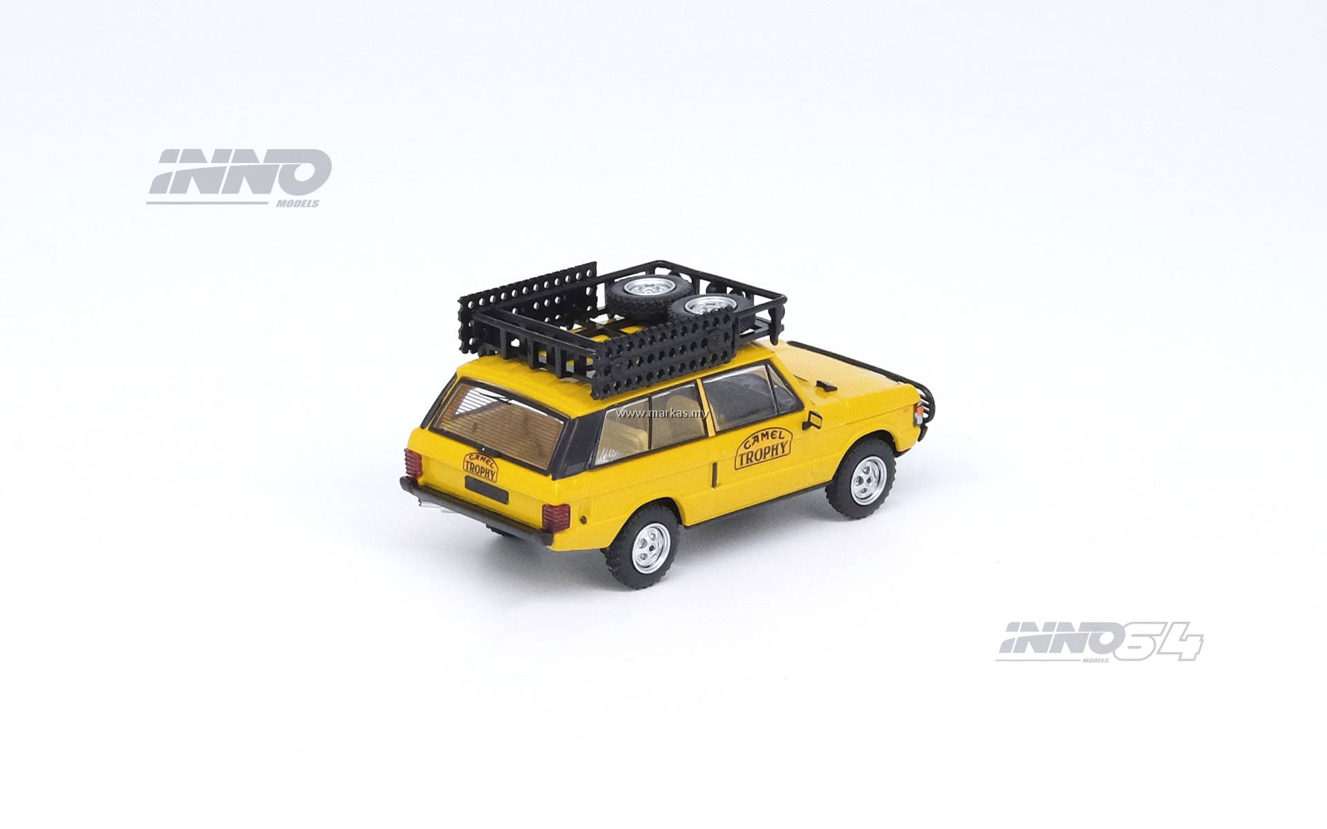 INNO MODELS INNO64 1/64 RANGE ROVER CLASSIC CAMEL TROPHY
