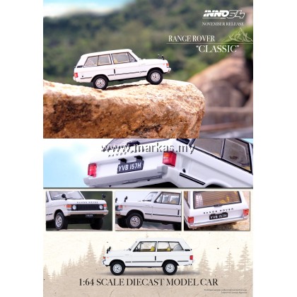 INNO MODELS INNO64 1/64 RANGE ROVER CLASSIC WHITE