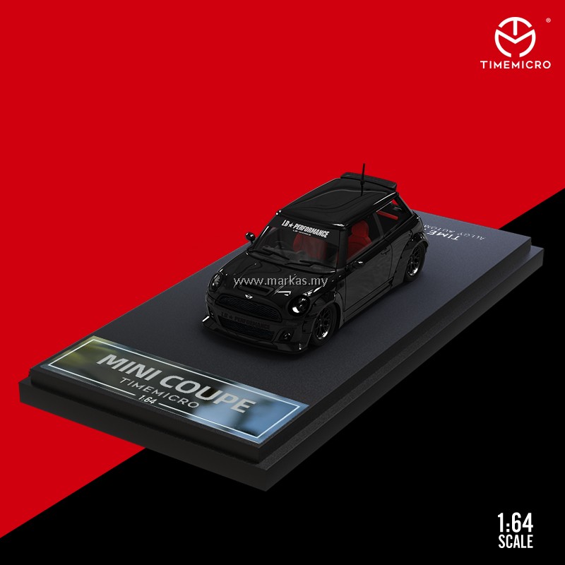TIME MICRO 1/64 LBWK MINI COOPER BLACK