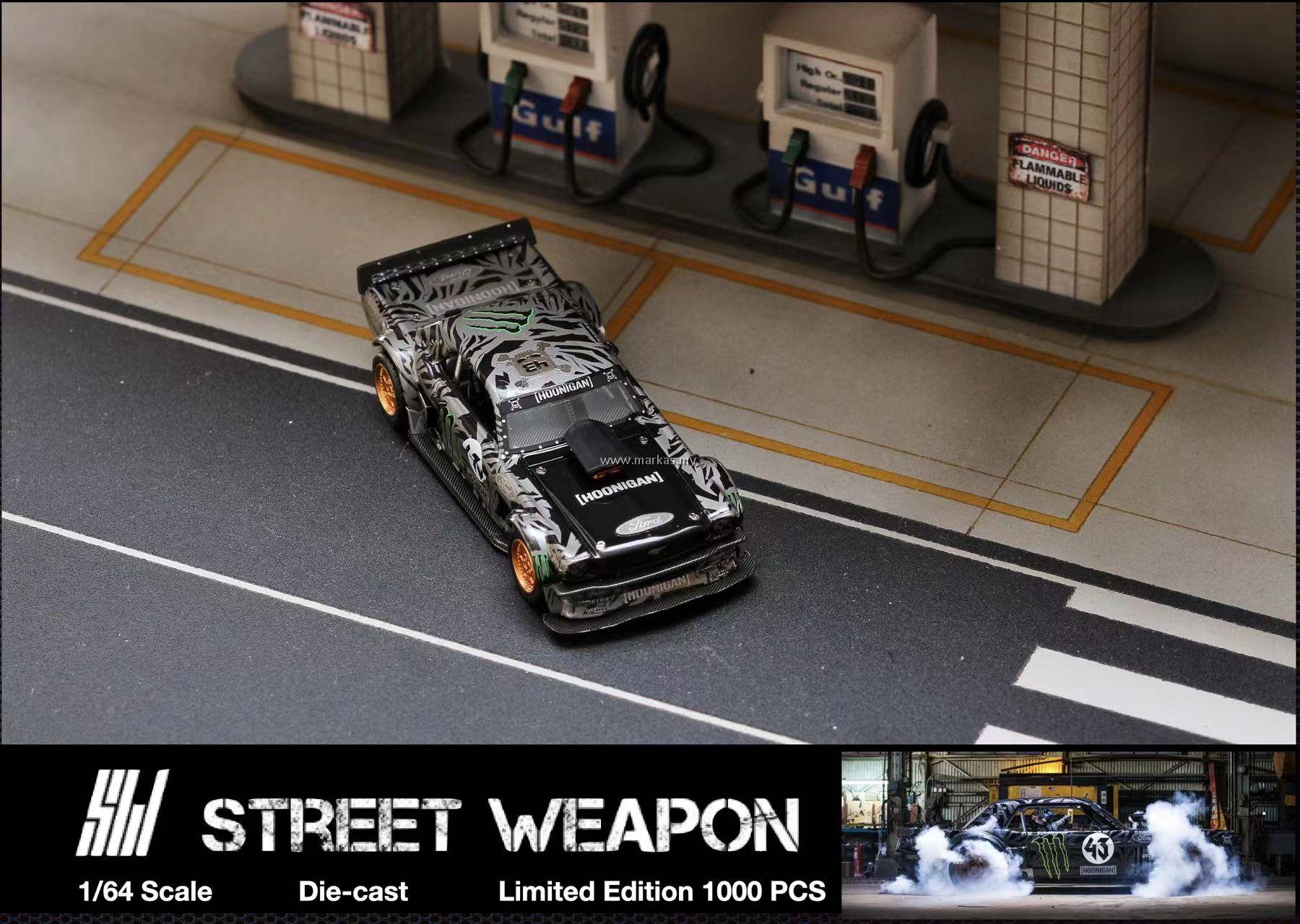 (PO) STREETWEAPON X GHOST PLAYER 1/64 KEN BLOCK SERIES 1965 MUSTANG ...