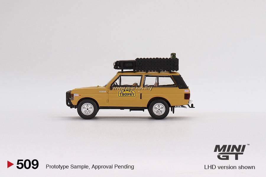 (PO) MINI GT 1/64 #509 RANGE ROVER 1982 CAMEL TROPHY PAPUA NEW GUINEA ...