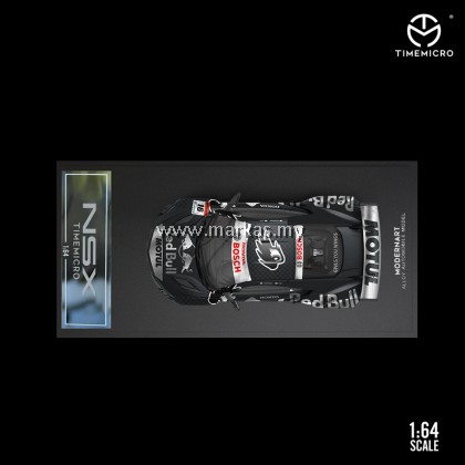 TIME MICRO 1/64 HONDA NSX RED BULL SILVER LOGO