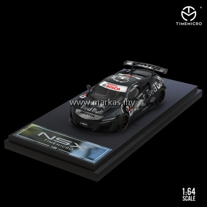 TIME MICRO 1/64 HONDA NSX RED BULL SILVER LOGO
