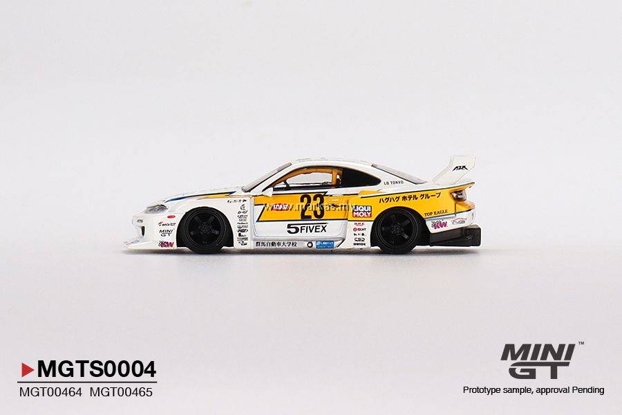 MINI GT 1/64 #MGTS0004 MERCEDES-BENZ ACTROS WITH RACING TRANSPORTER LB ...