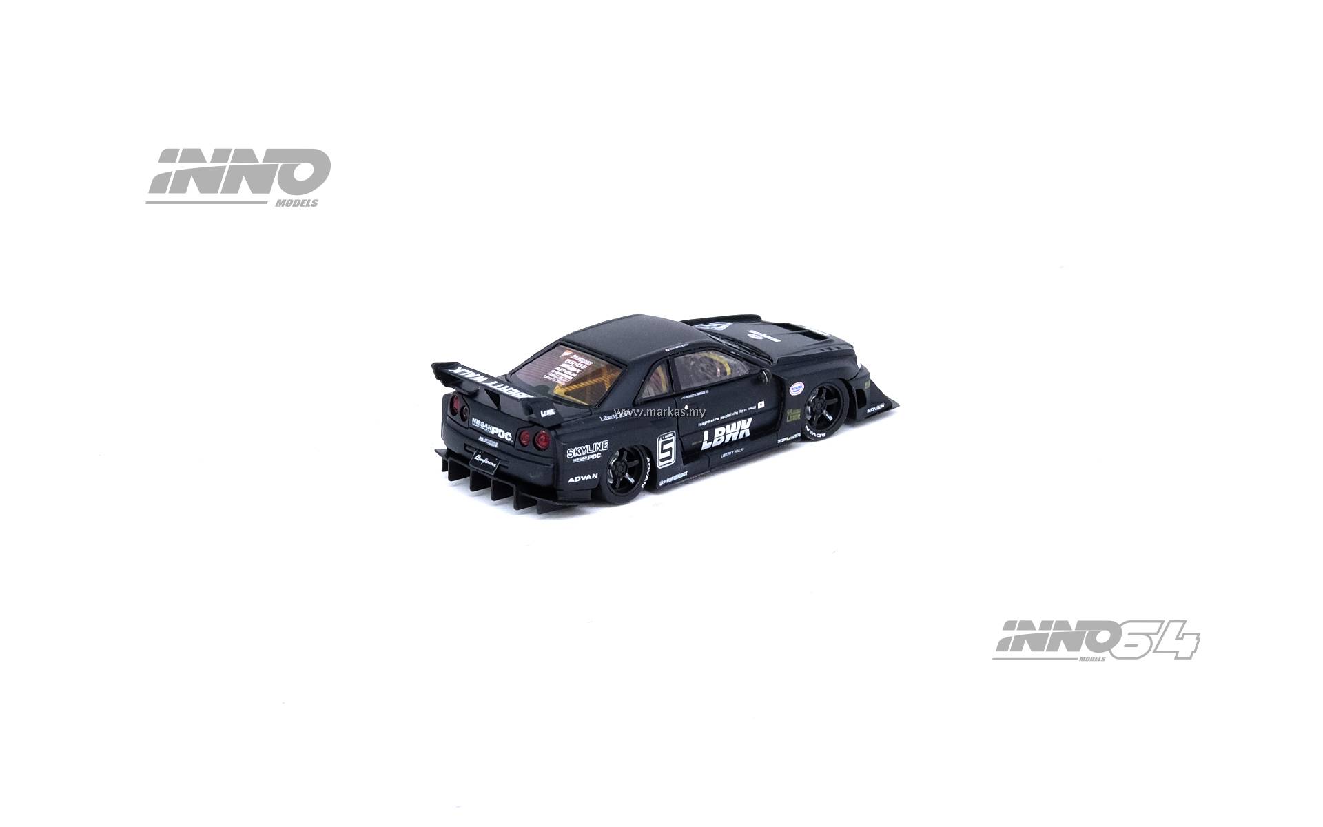 (PO) INNO MODELS INNO64 1/64 NISSAN SKYLINE LBWK ER34 SUPER SILHOUETTE ...