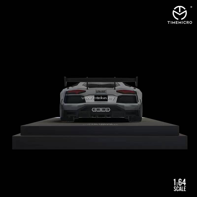 TIME MICRO 1/64 LAMBORGHINI LBWK AVENTADOR LP700-4 COMBAT GREY