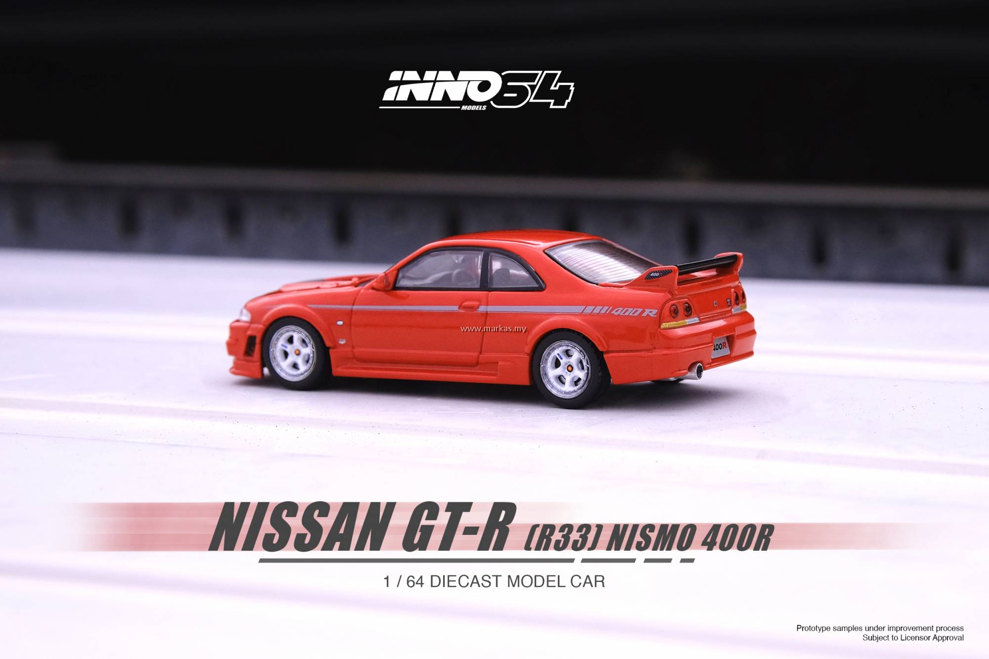 INNO MODELS INNO64 1/64 NISSAN SKYLINE GT-R R33 NISMO 400R SUPER CLEAR ...