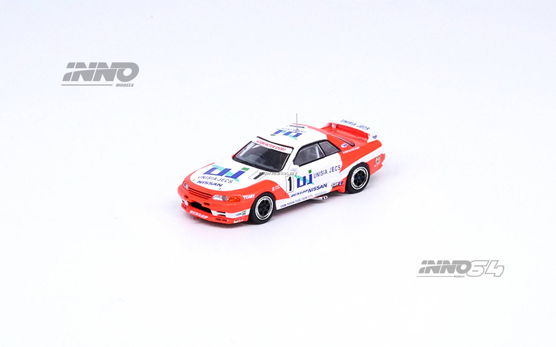 (PO) INNO MODELS INNO64 1/64 NISSAN SKYLINE GT-R R32 #1 UNISIA JECS ...