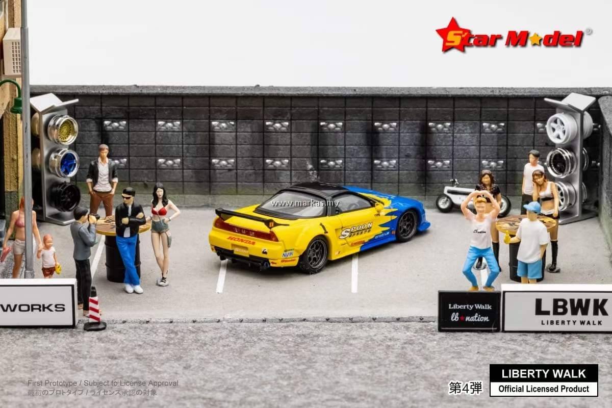 (PO) STAR MODEL 1/64 LBWK HONDA NSX SPOON