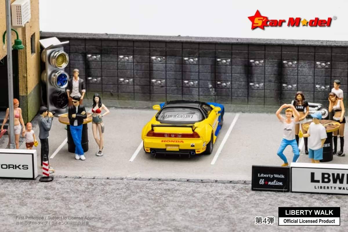 (PO) STAR MODEL 1/64 LBWK HONDA NSX SPOON