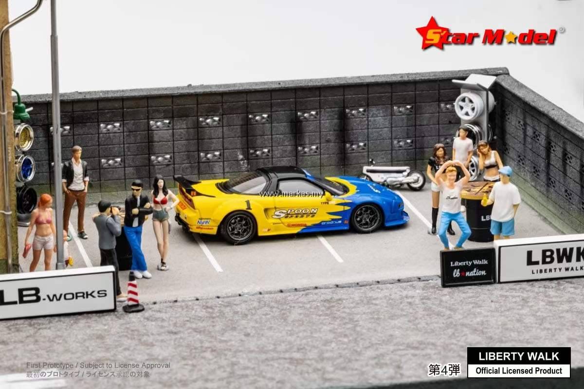(PO) STAR MODEL 1/64 LBWK HONDA NSX SPOON
