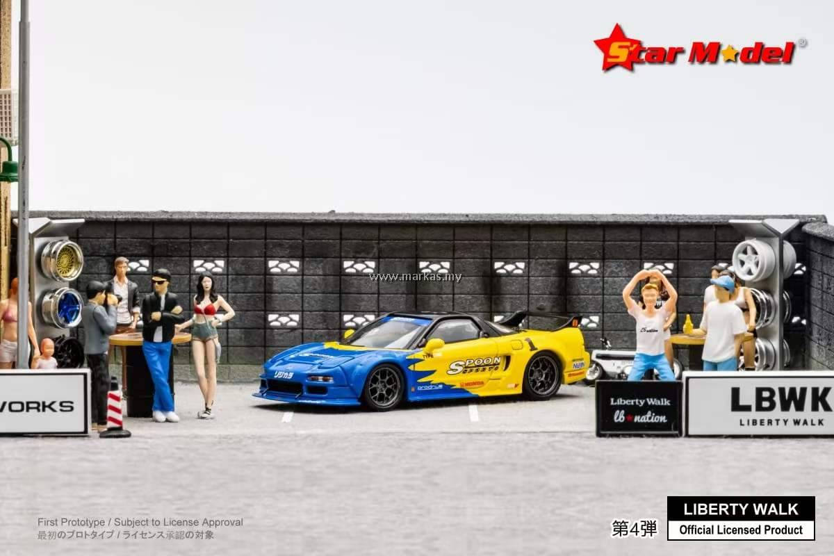 (PO) STAR MODEL 1/64 LBWK HONDA NSX SPOON