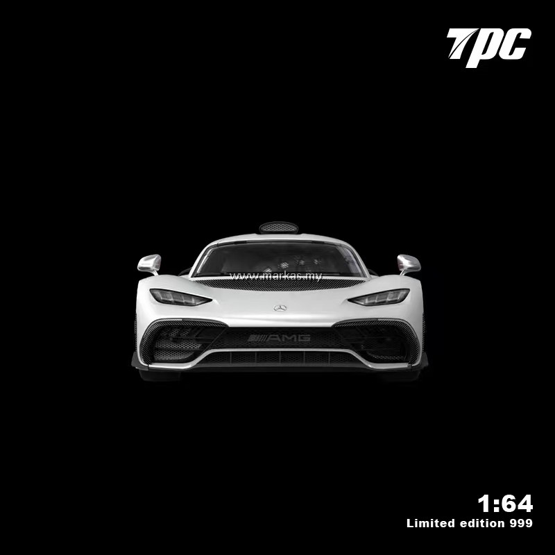 (PO) TPC 1/64 MERCEDES AMG PROJECT ONE GT3R SILVER STARLIGHT