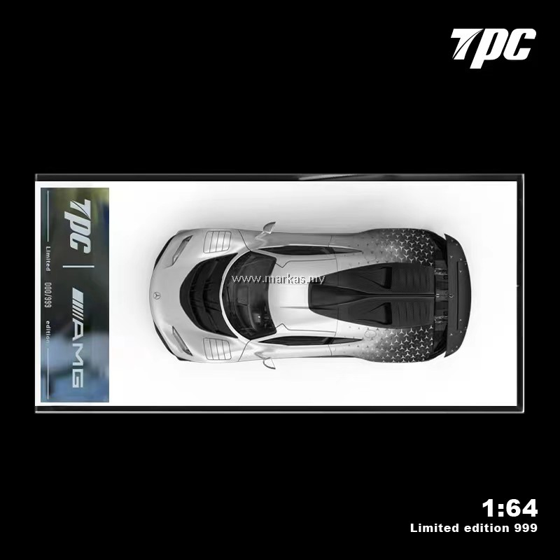 (PO) TPC 1/64 MERCEDES AMG PROJECT ONE GT3R SILVER STARLIGHT