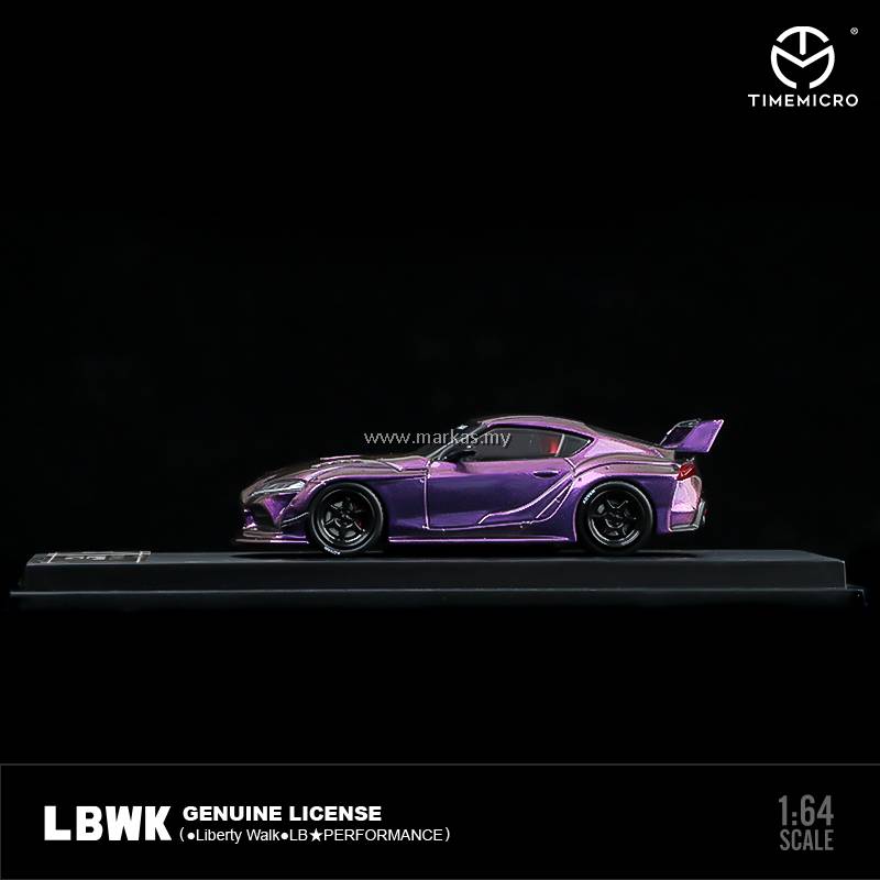 TIME MICRO 1/64 TOYOTA SUPRA A90 LBWK MAGIC PURPLE