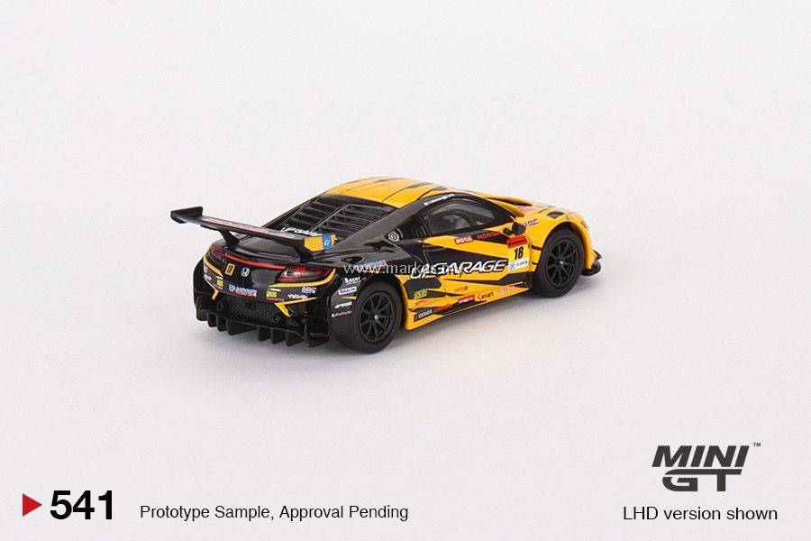 (PO) MINI GT JAPAN EXCLUSIVE 1/64 #541 HONDA NSX GT3 EVO22 #18 TEAM ...