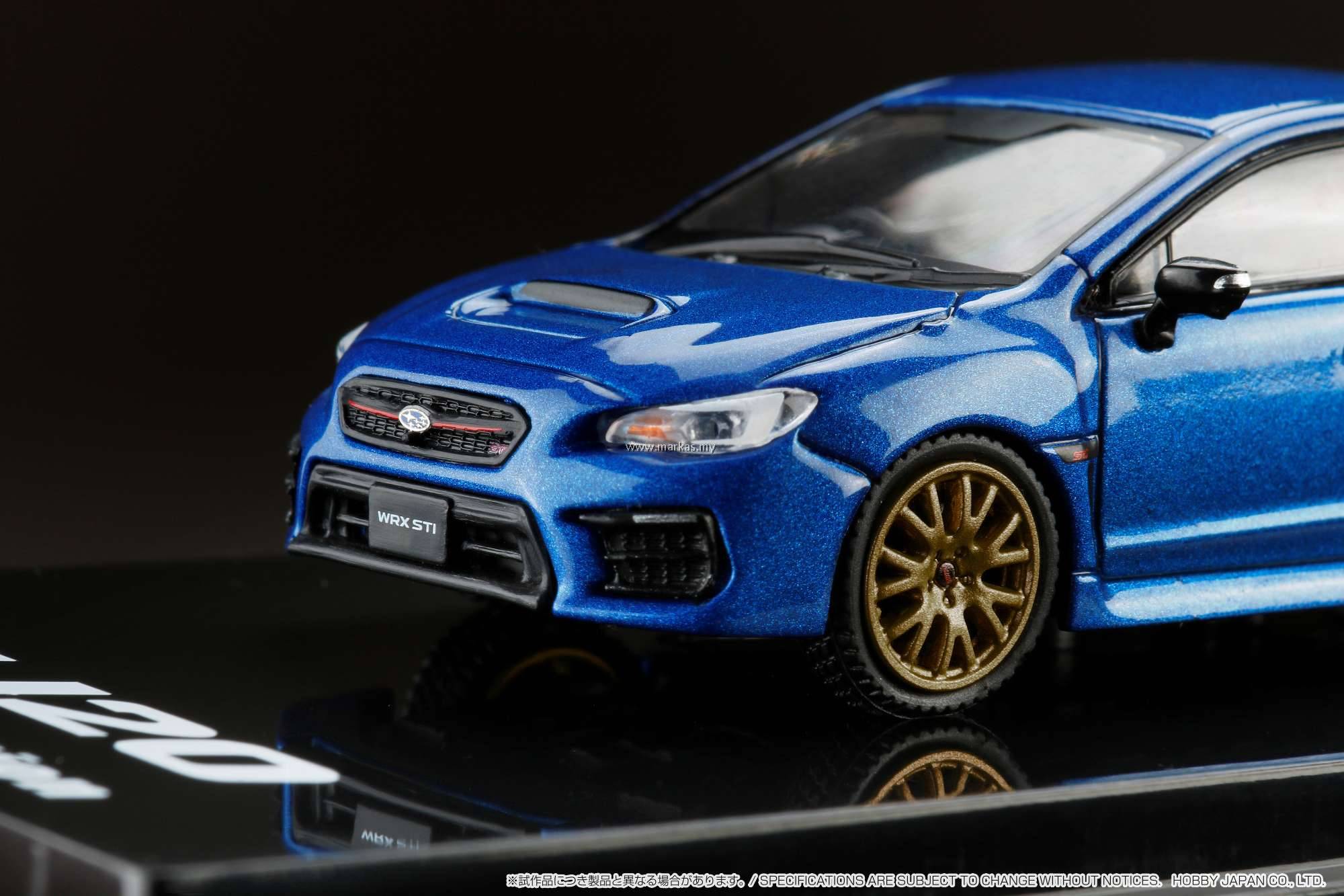 HOBBY JAPAN 1/64 HJ642021FBL SUBARU WRX STI EJ20 FINAL EDITION FULL PACKAGE WITH ENGINE DISPLAY ...