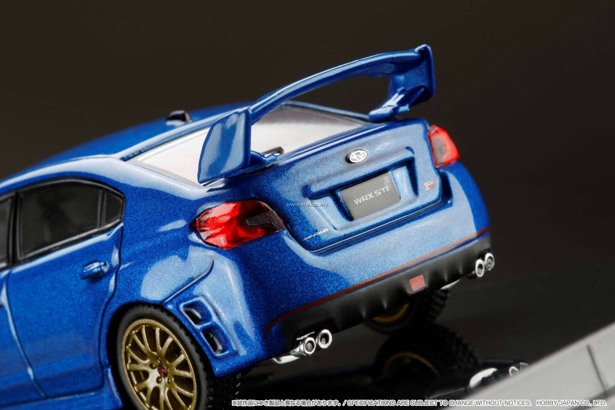 HOBBY JAPAN 1/64 HJ642021FBL SUBARU WRX STI EJ20 FINAL EDITION FULL PACKAGE WITH ENGINE DISPLAY ...