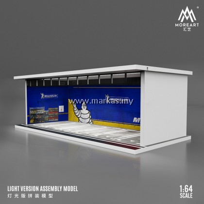 MOREART 1/64 DIORAMA GARAGE MICHELIN