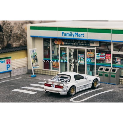 (PO) TARMAC WORKS X TOYO TIRES 1/64 PANDEM MAZDA RX-7 FC3S WHITE