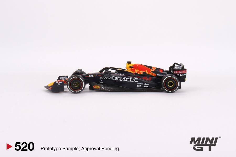 (PO) MINI GT 1/64 #520 ORACLE RED BULL RACING RB18 #1 MAX VERSTAPPEN ...