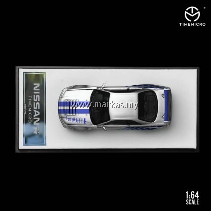 TIME MICRO 1/64 NISSAN GTR34 SILVER FAST AND FURIOUS TRIBUTE TO PAUL WALKER