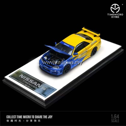 (PO) TIME MICRO 1/64 NISSAN GTR34 Z-TUNE SPOON LIVERY