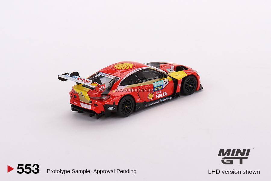 (PO) MINI GT 1/64 #553 BMW M4 GT3 #31 SCHUBERT MOTORSPORT 2022 DTM CHAMPION