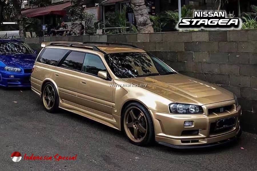 ZOOM X ARTWORK 1/64 STAGEA GTR34 WAGON OPENABLE HOOD WITH DETAILED ...