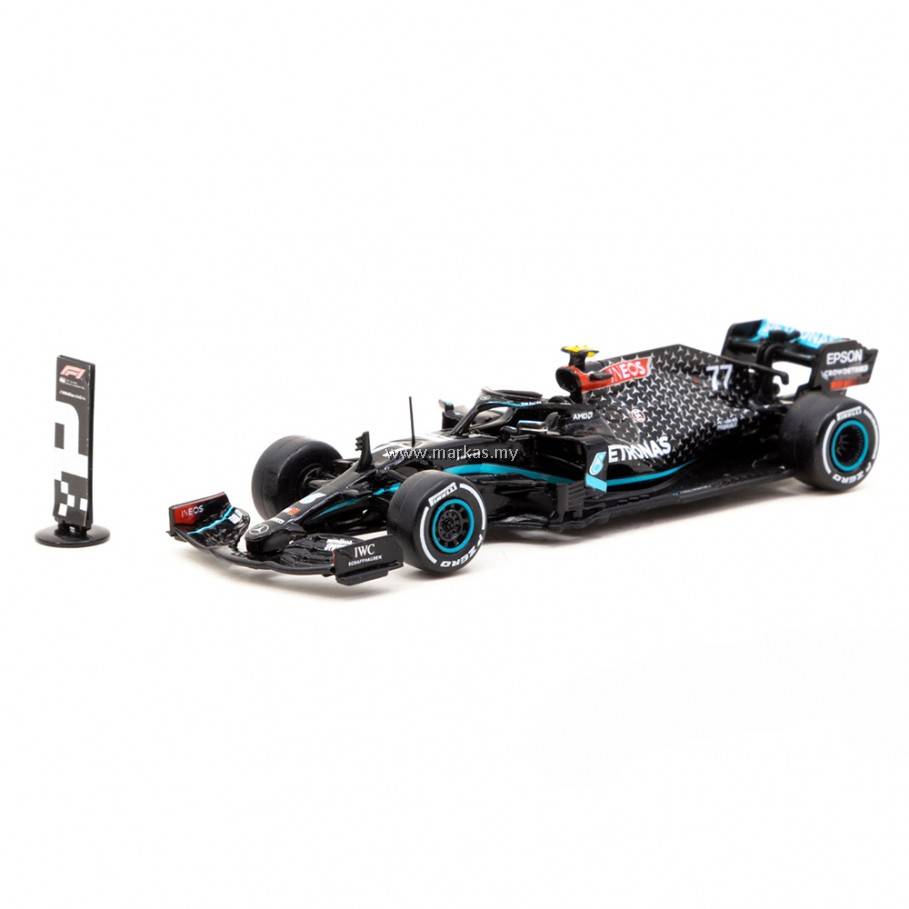 TARMAC WORKS 1/64 MERCEDES-AMG F1 W11 EQ PERFORMANCE #77 VALTTERI ...
