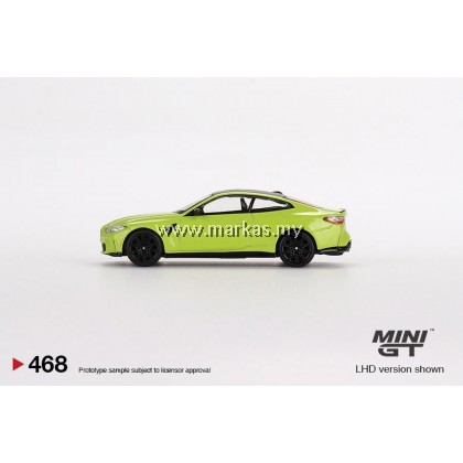 MINI GT 1/64 #468 BMW M4 COMPETITION G82 SAN PAULO YELLOW