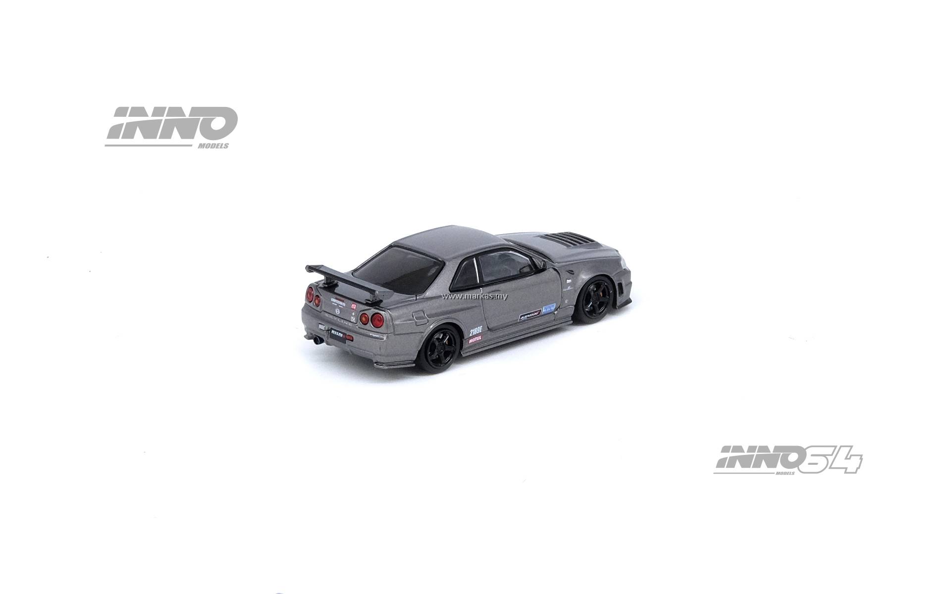 INNO MODELS INNO64 1/64 NISSAN SKYLINE GT-R R34 OMORI FACTORY CLUBMAN ...